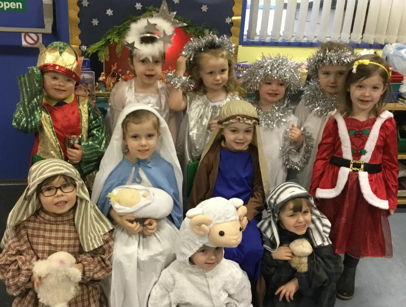 Mrs Jones & Mrs Bogue's Nursery classes Nativity play