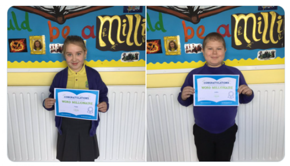 Reading success in Mr McElroy's P6 Class